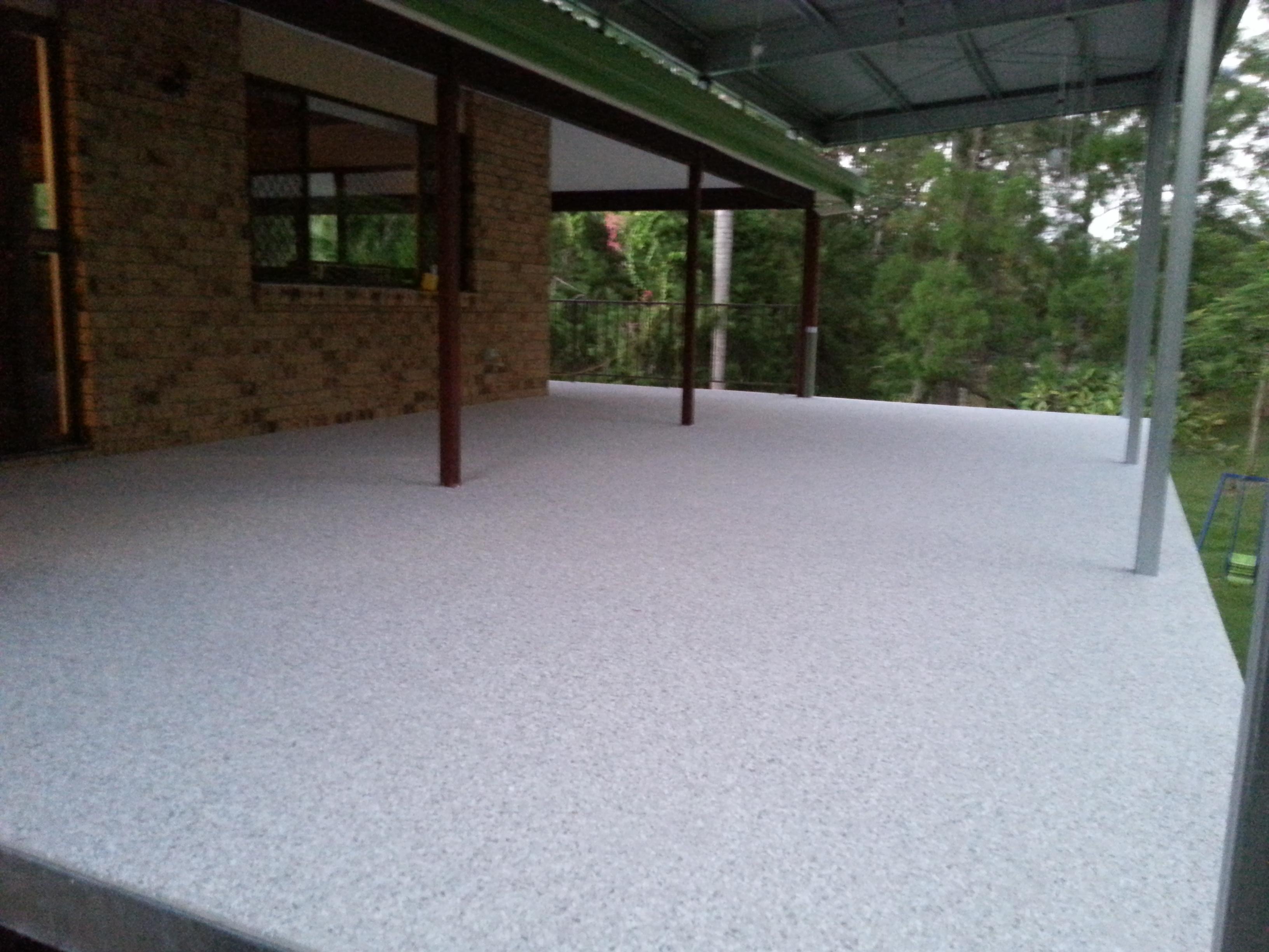 Outdoor Veranda - Colour Grey Granite | Designer Flake | Decorative ...