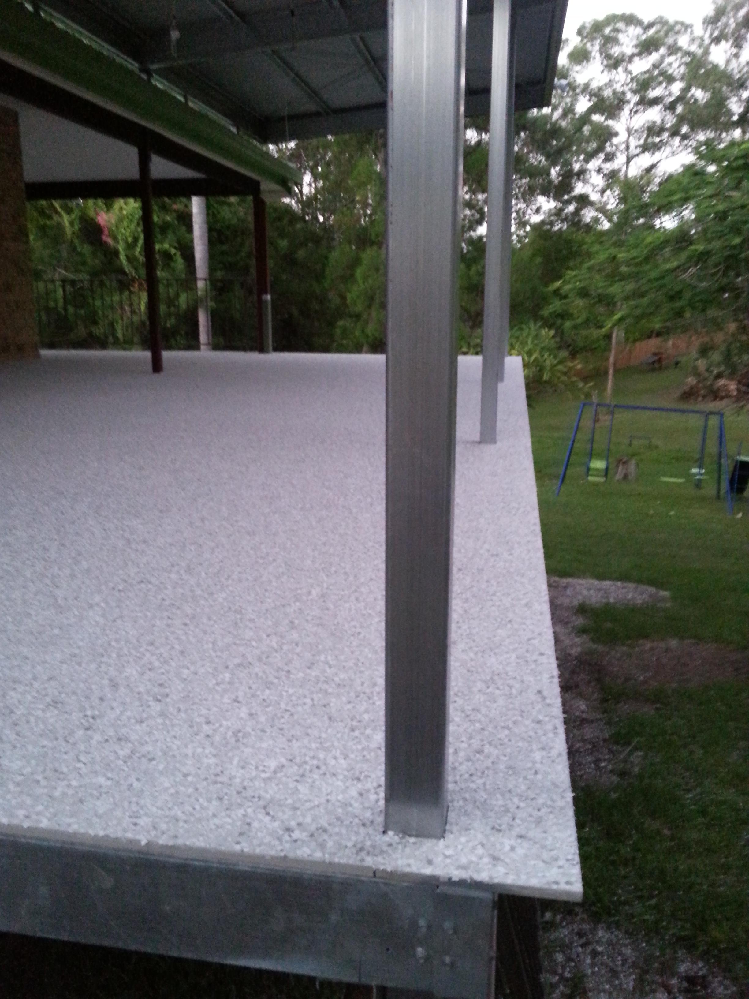 Outdoor Veranda - Colour Grey Granite | Designer Flake | Decorative ...